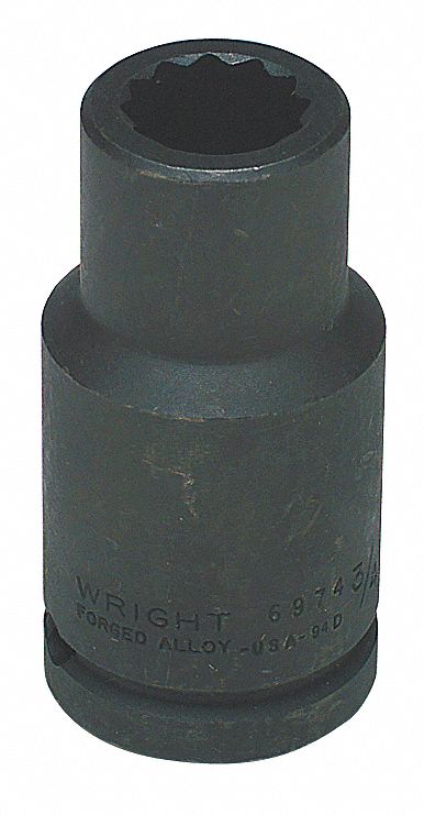 WRIGHT TOOL, 3/4 in Drive Size, SAE, Impact Socket - 29AM90|6970 - Grainger