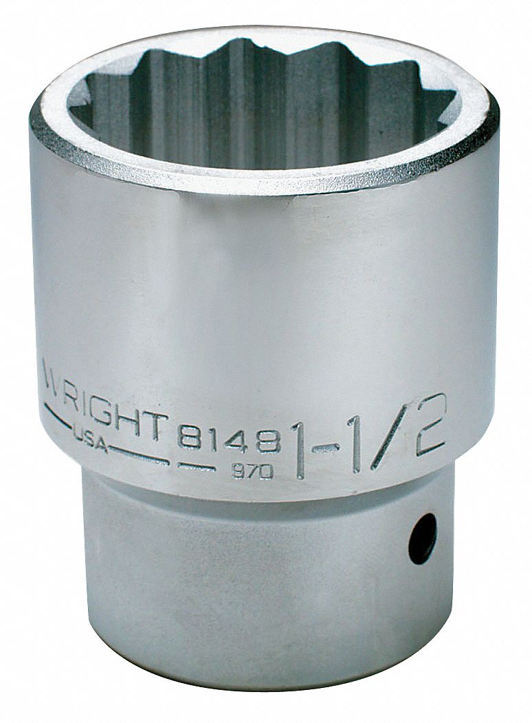 WRIGHT TOOL SOCKET,1 IN. DR,1-15/16 IN.,12 PT. - Sockets - WWG29AN66 ...