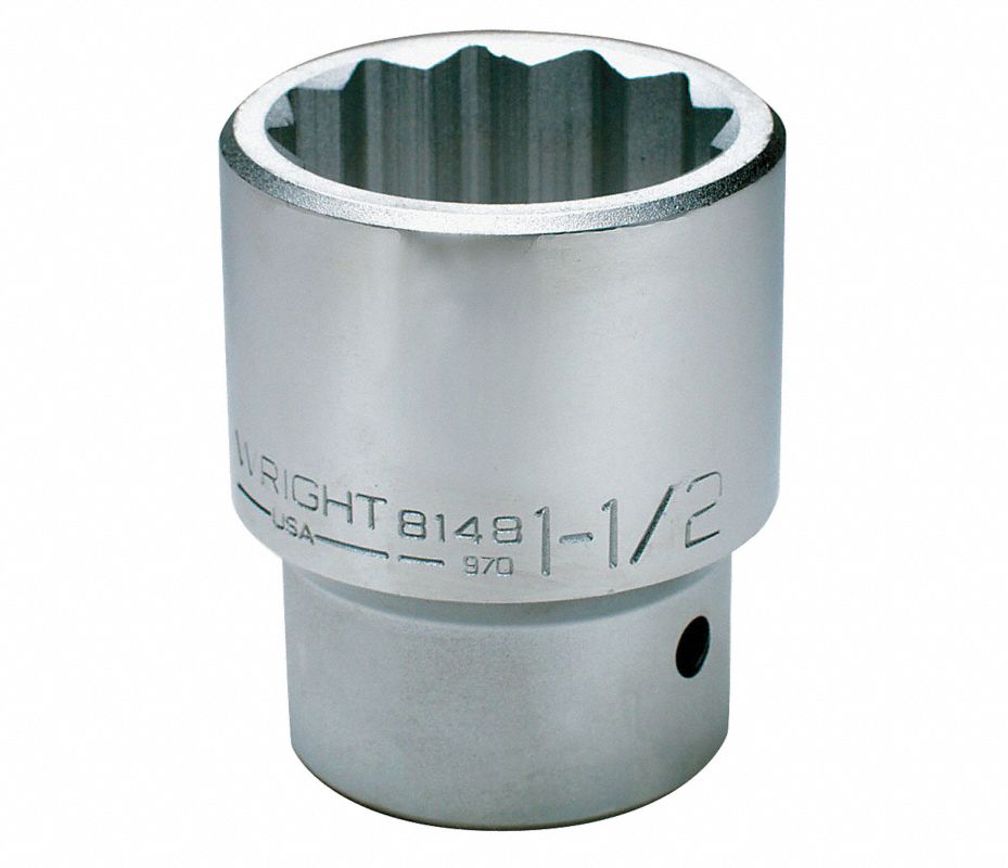 WRIGHT TOOL Dado marca WRIGHT TOOL, Tam Impulsor 1", Cuadrada - Dados ...