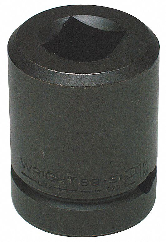WRIGHT TOOL, 1 in Drive Size, 3/4 in Socket Size, Budd Wheel Socket ...