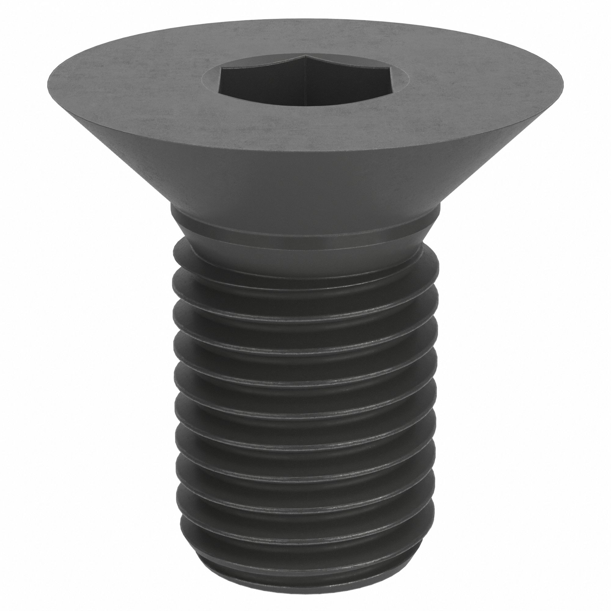 M16x2.00 Thread Size, 30 mm Lg, Socket Flat Head Screw - 29DH86|M07400 ...