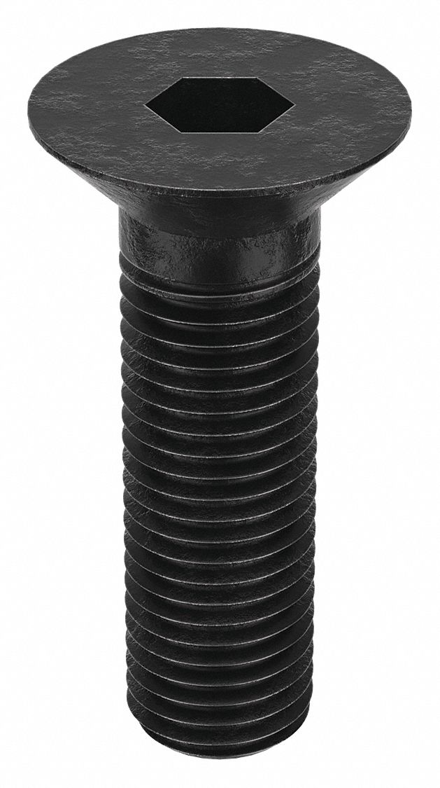 M16-2 Thread Size, 50 mm Lg, Socket Flat Head Screw - 29DH87|M07400.160 ...