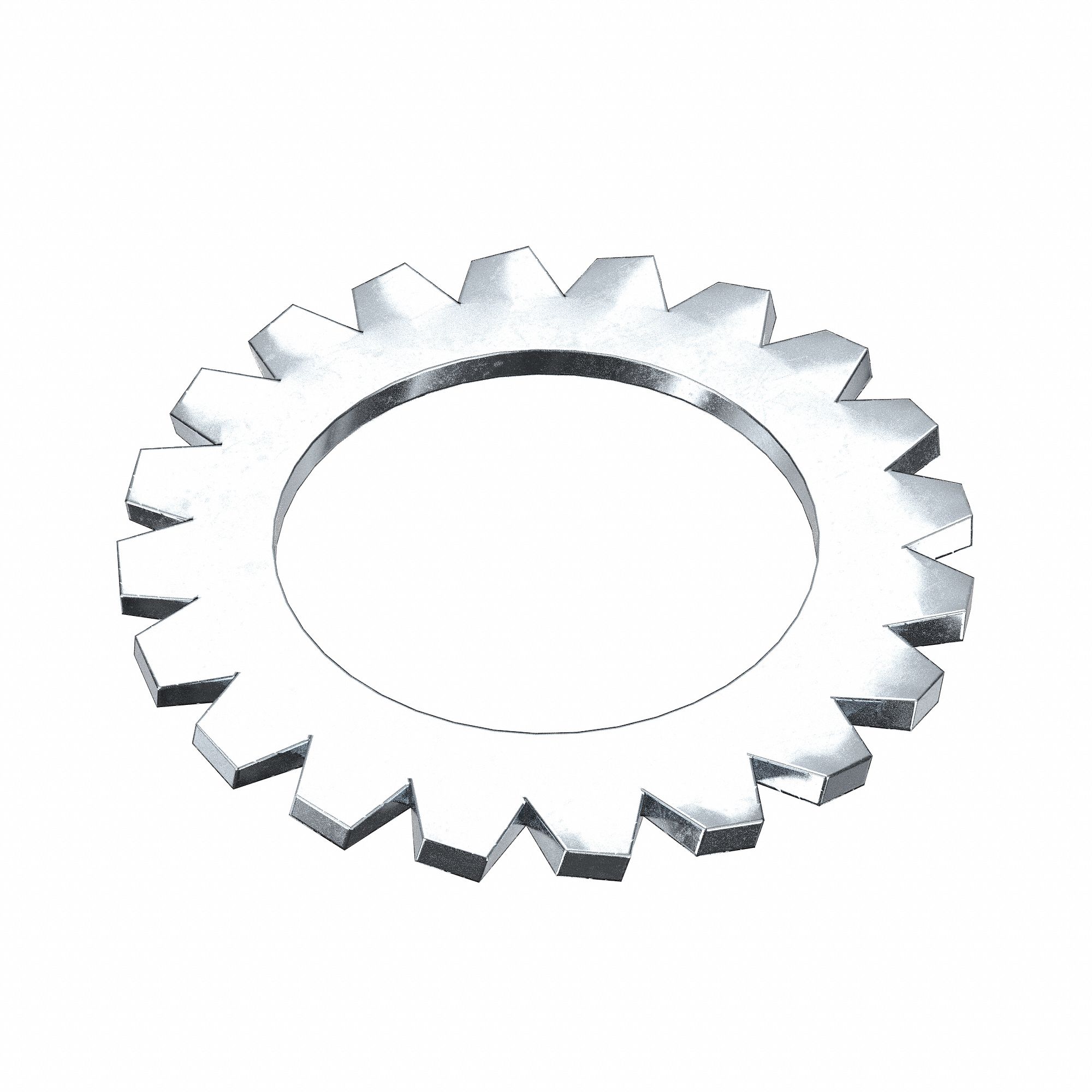 Case Hardened, Zinc Plated, External Tooth Lock Washer - 29DJ07|M37420 ...