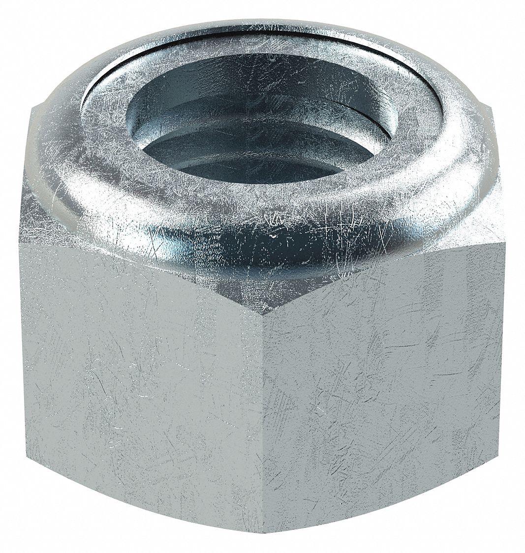 Nylon Insert, Std Hex, Lock Nut - 29DM38|U12348.100.0001 - Grainger