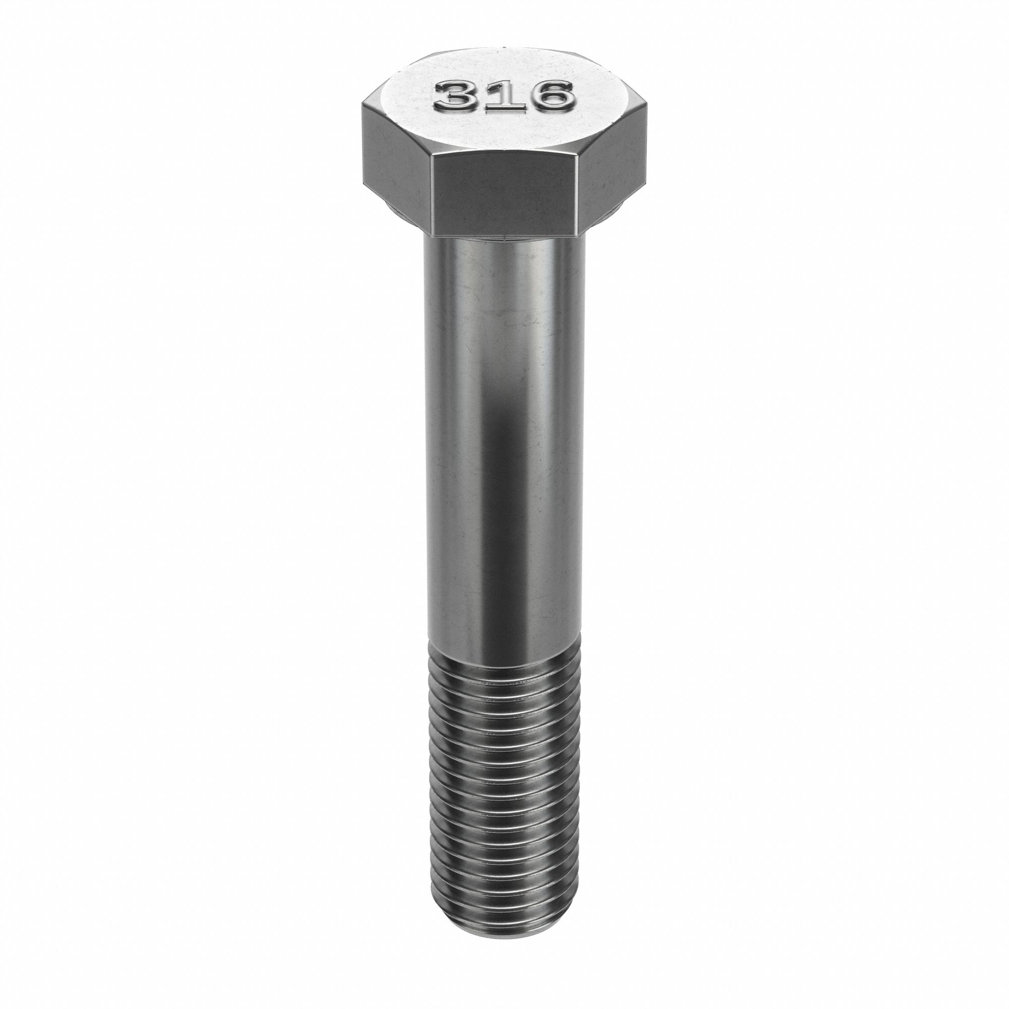 APPROVED VENDOR Tornillo de Cabeza de Dado Hexagonal 1"-8 316 Longitud de 6", Acabado Sin ...
