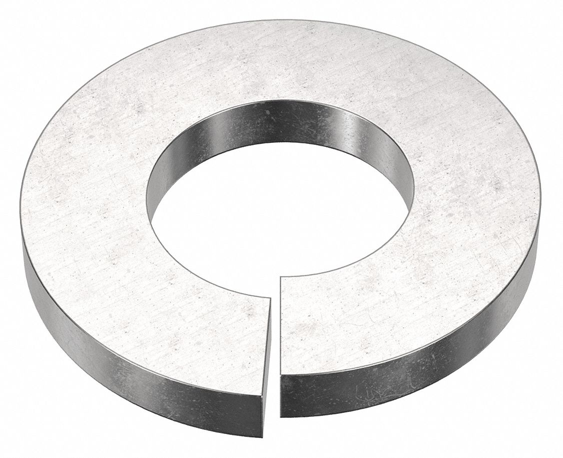 316, Stainless Steel, Split Lock Washer - 29DU17|U55450.008.0001 - Grainger