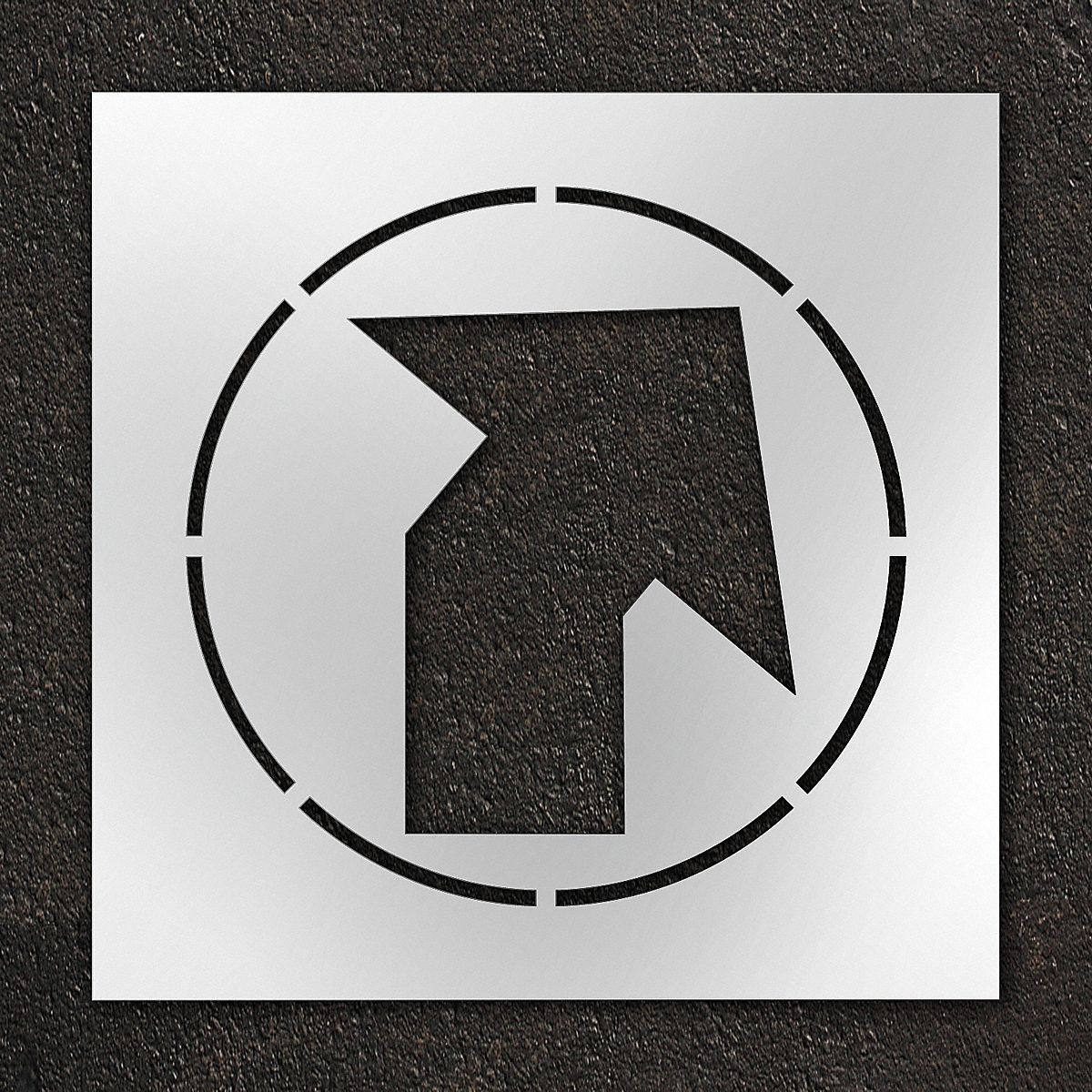 Angled Arrow, 24 in x 24 in Message Size (WxH), Stencil - 29EN44|STL ...