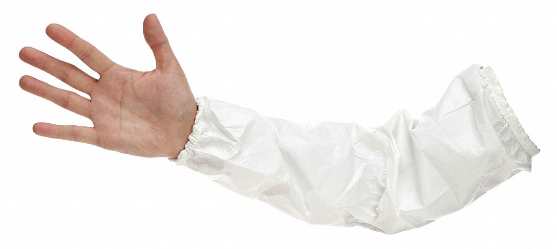 18 1/2 in Overall Lg, Serged Seam, Disposable Sleeve - 29EV47 ...