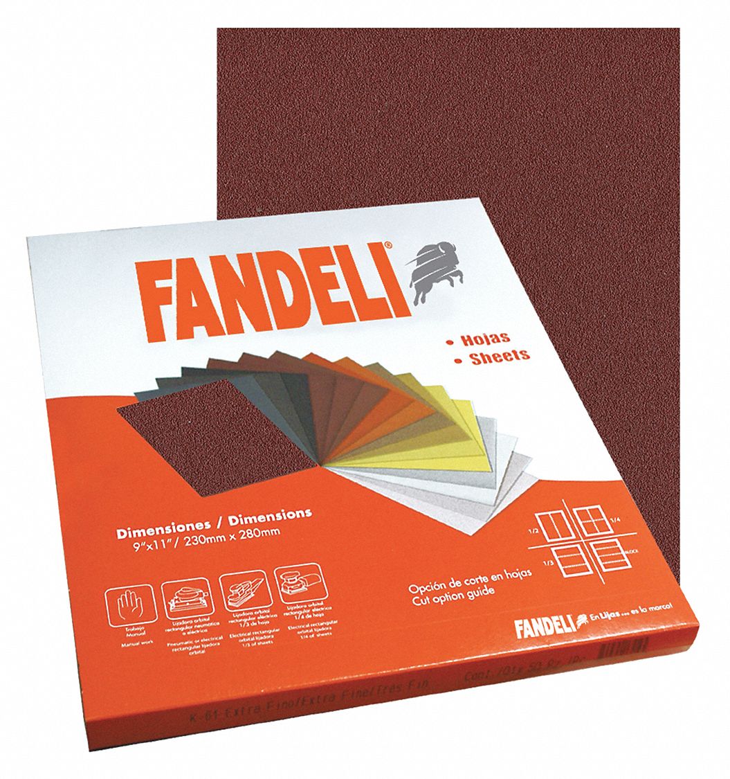 FANDELI Hoja para Lijado - Lijas Abrasivas - 29F344 | 00076 - Grainger ...