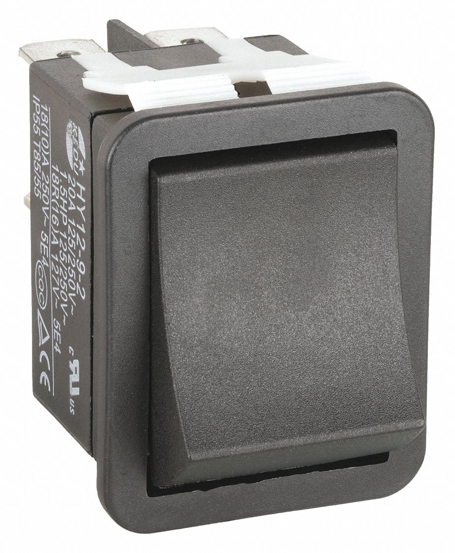 POWER FIRST, DPST, Momentary On/Off, Rocker Switch - 29FG27|29FG27 ...