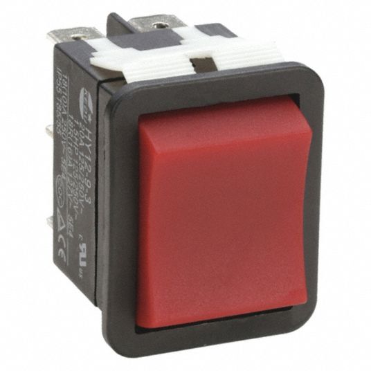 POWER FIRST, DPDT, Momentary On/Off/Momentary On, Rocker Switch ...