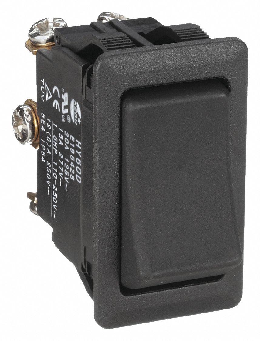 POWER FIRST, DPDT, On/Off/Momentary On, Rocker Switch - 29FG39|29FG39 ...
