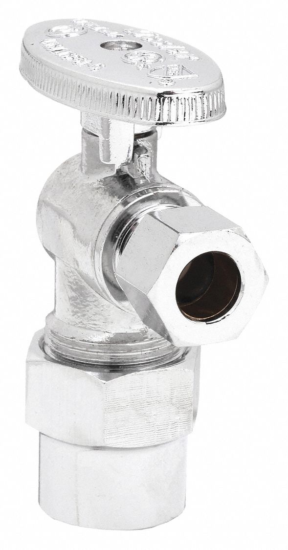 KISSLER, 1/2 in, 3/8 in Compression, Water Supply Stop - 29FJ64|AB88 ...
