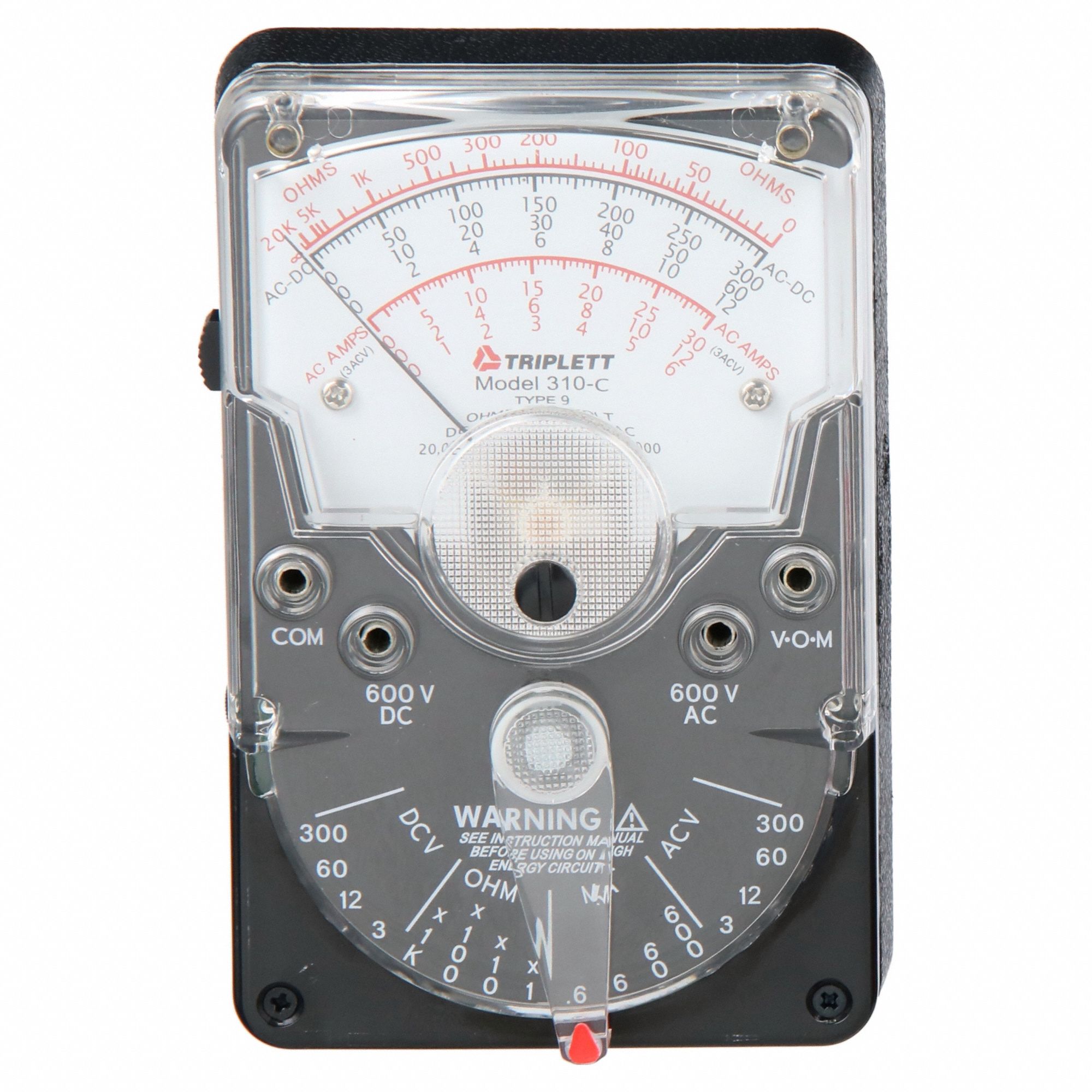 TRIPLETT, 600 V Max AC Volt Measurement, 600 V Max DC Volt Measurement ...