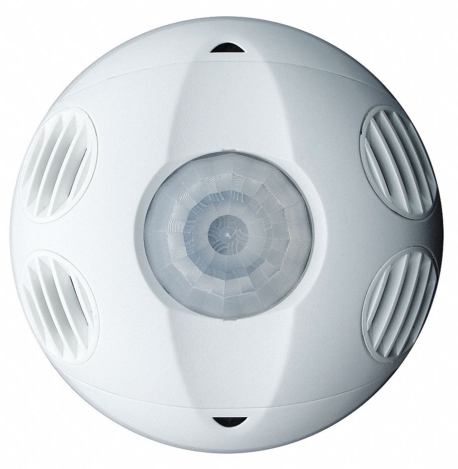 Ceiling Occupancy Sensor, 2000 sq ft Passive Infrared, Ultrasonic ...
