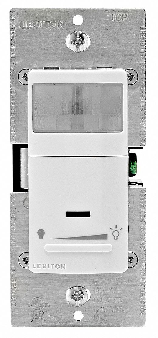 Wall Switch Box, 900 sq ft Passive Infrared, Ivory, Light Almond, White ...