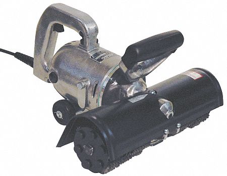 AURAND, D-Handle, 12 in Cleaning Area, Electric Handheld Scarifier ...