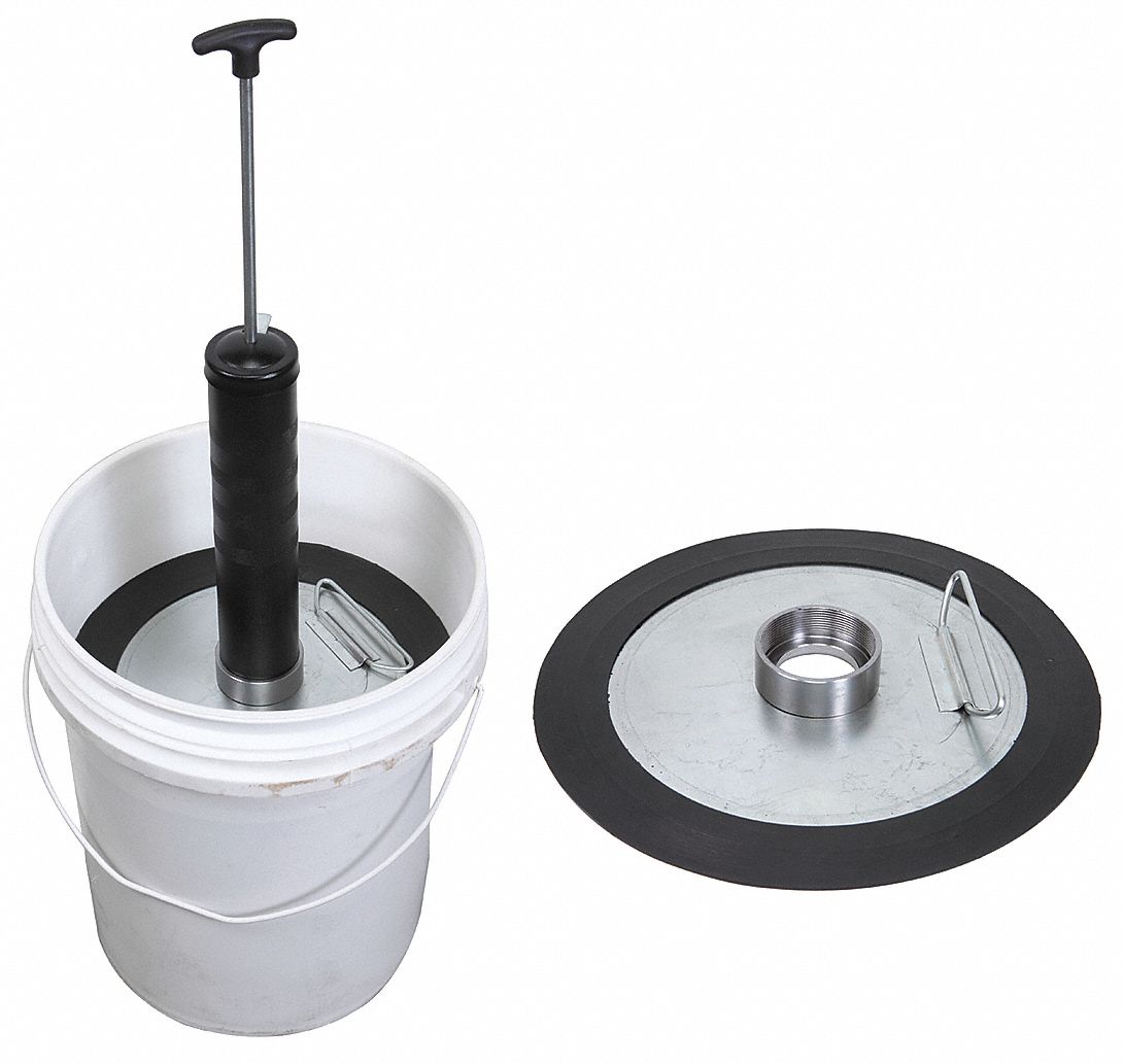 WESTWARD Grease Pump Follower Plate, 35 lb. Capacity, For Use With 35 ...