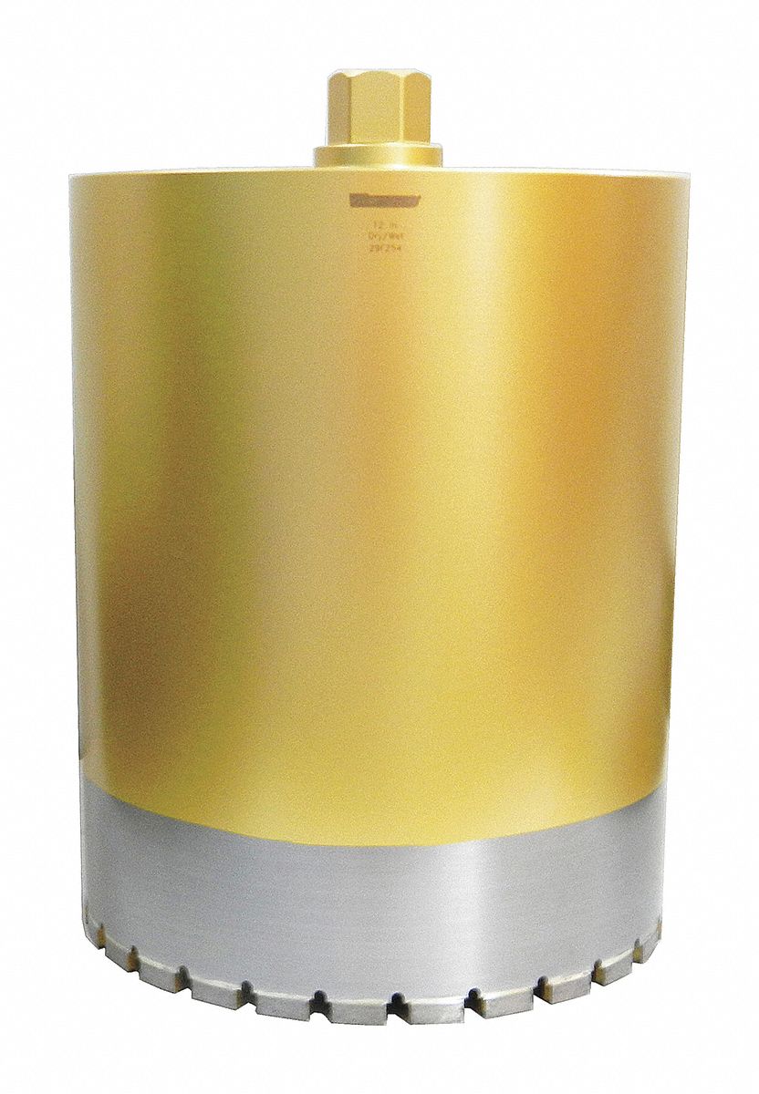 WESTWARD, 12 in Core Dia, 14 in Max Drilling Dp, Coring Bit - 29FZ54 ...