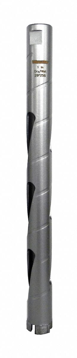 WESTWARD Coring Bit: 1 in Core Dia, 10 in Max Drilling Dp, 11 in ...