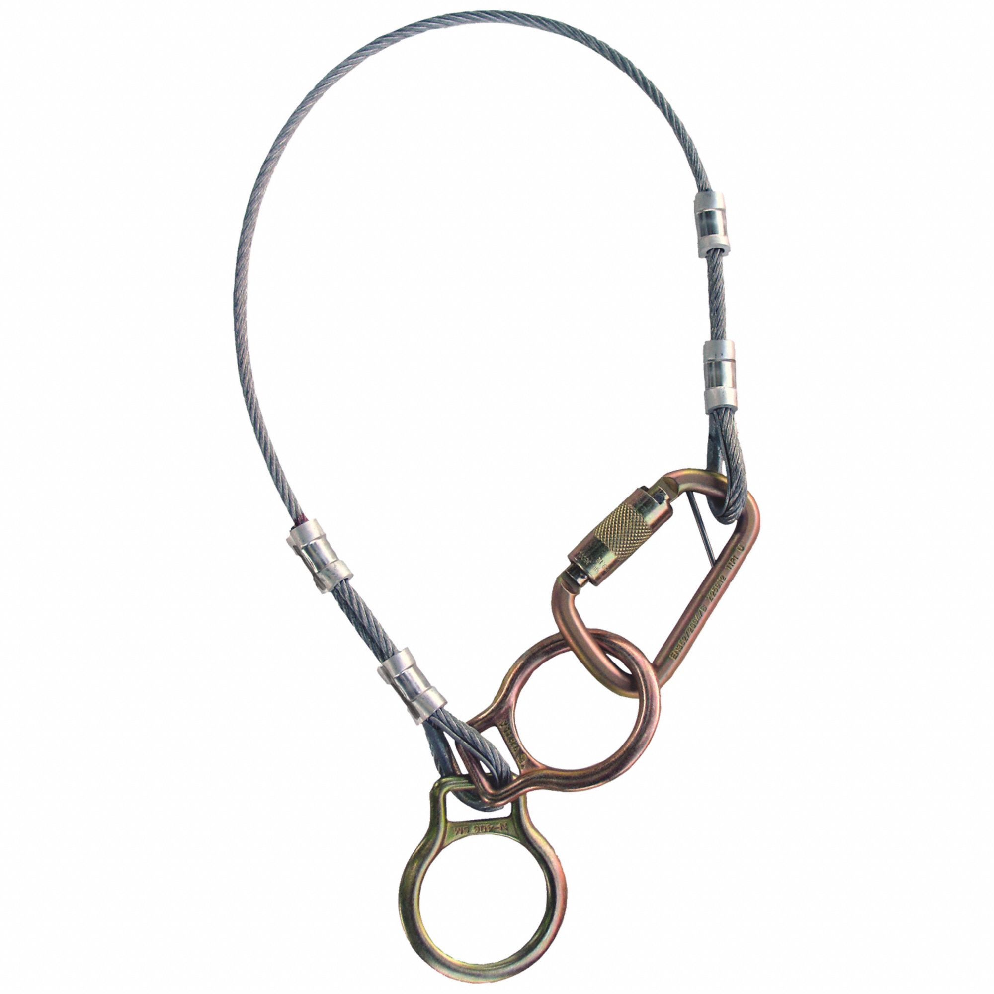 3M PROTECTA, 4 ft Overall Lg, Steel, Tie-Off Adapter - 29GA95|2190101 ...