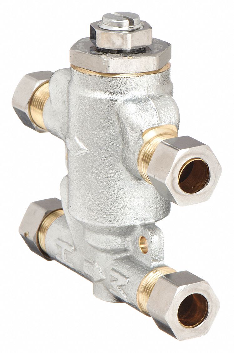 WATTS, 3/8 in Inlet Connection Size, 3/8 in Outlet Connection Size ...