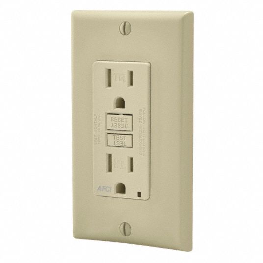 Commercial, Arc Fault Receptacle, Yes Tamper Resistant - Grainger