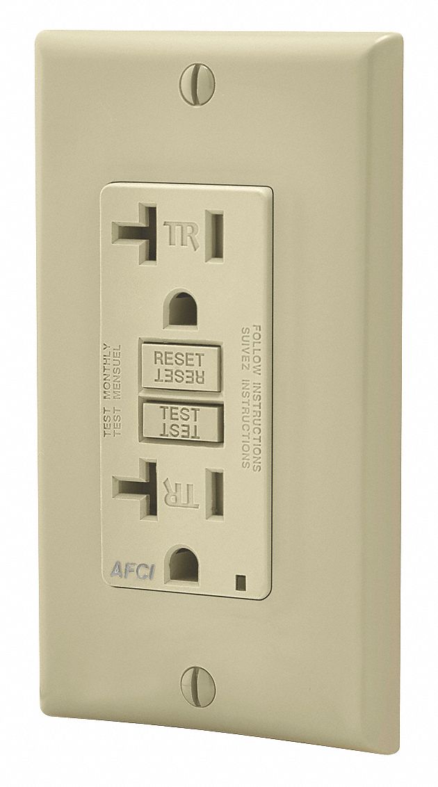 Commercial, Arc Fault Receptacle, Yes Tamper Resistant - Grainger