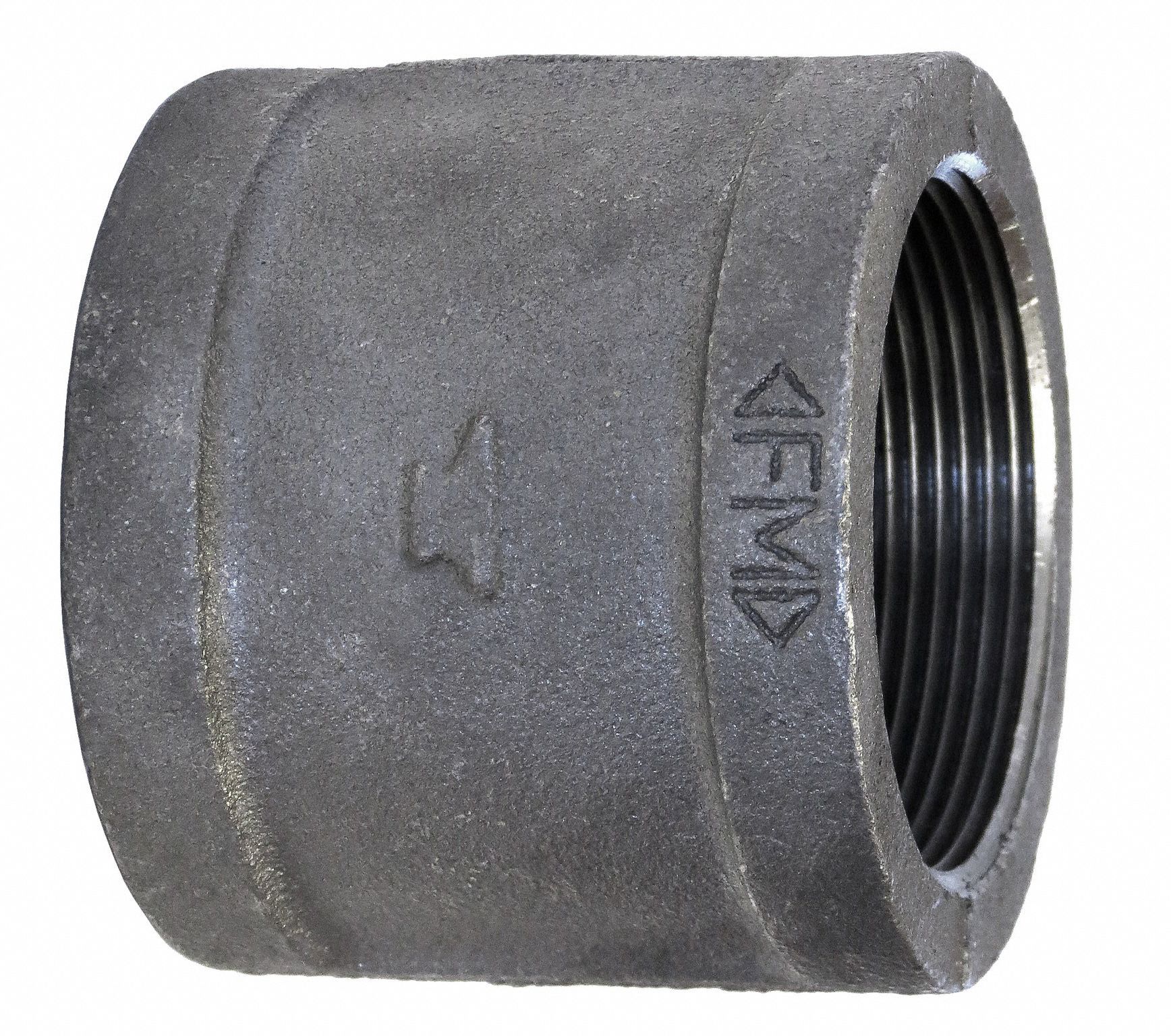 ANVIL Coupling: Malleable Iron, 1/2 in x 1/2 in Pipe Size, Female NPT x ...