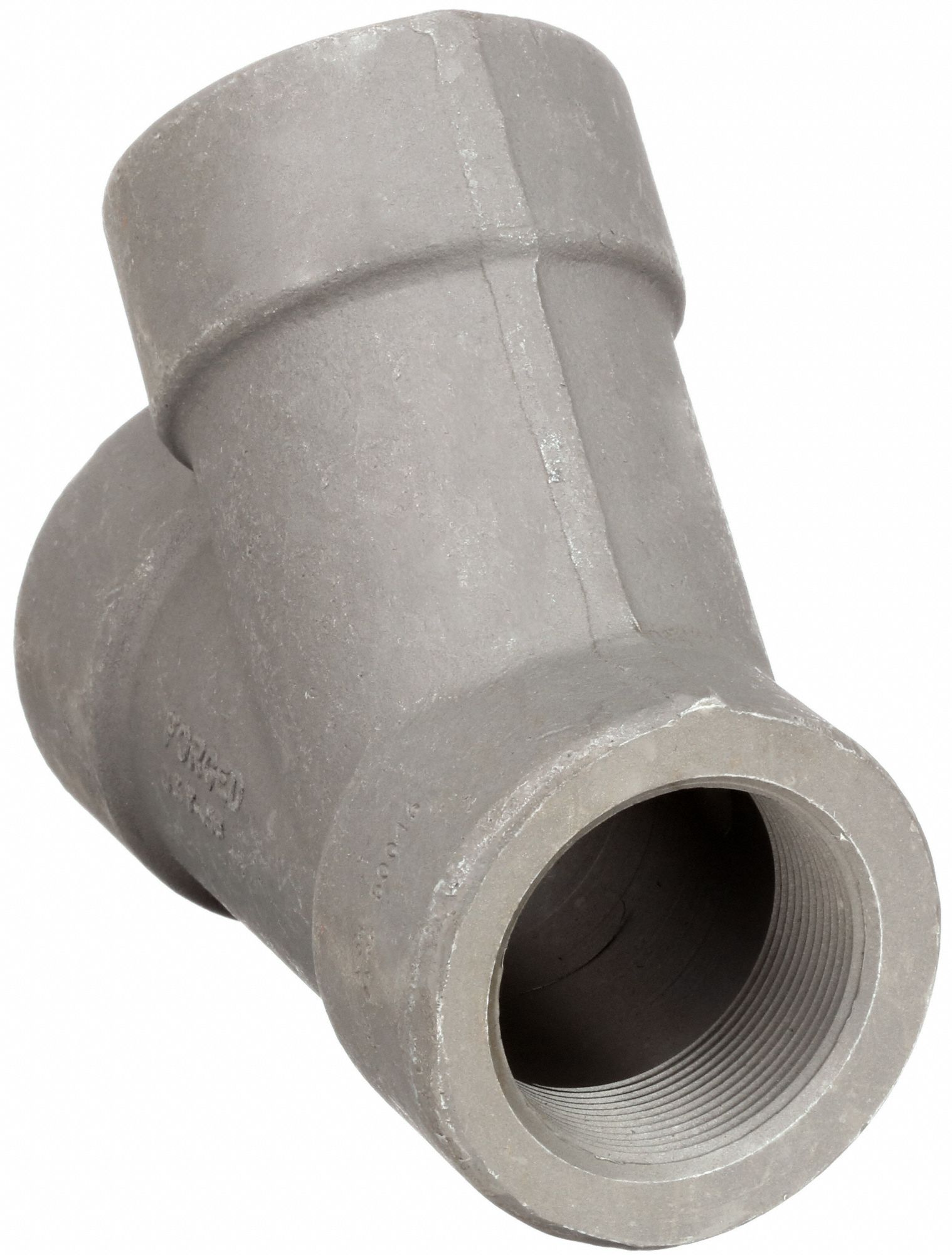 ANVIL 45° Lateral Wye: Forged Steel, 2 in x 2 in x 2 in Pipe Size ...