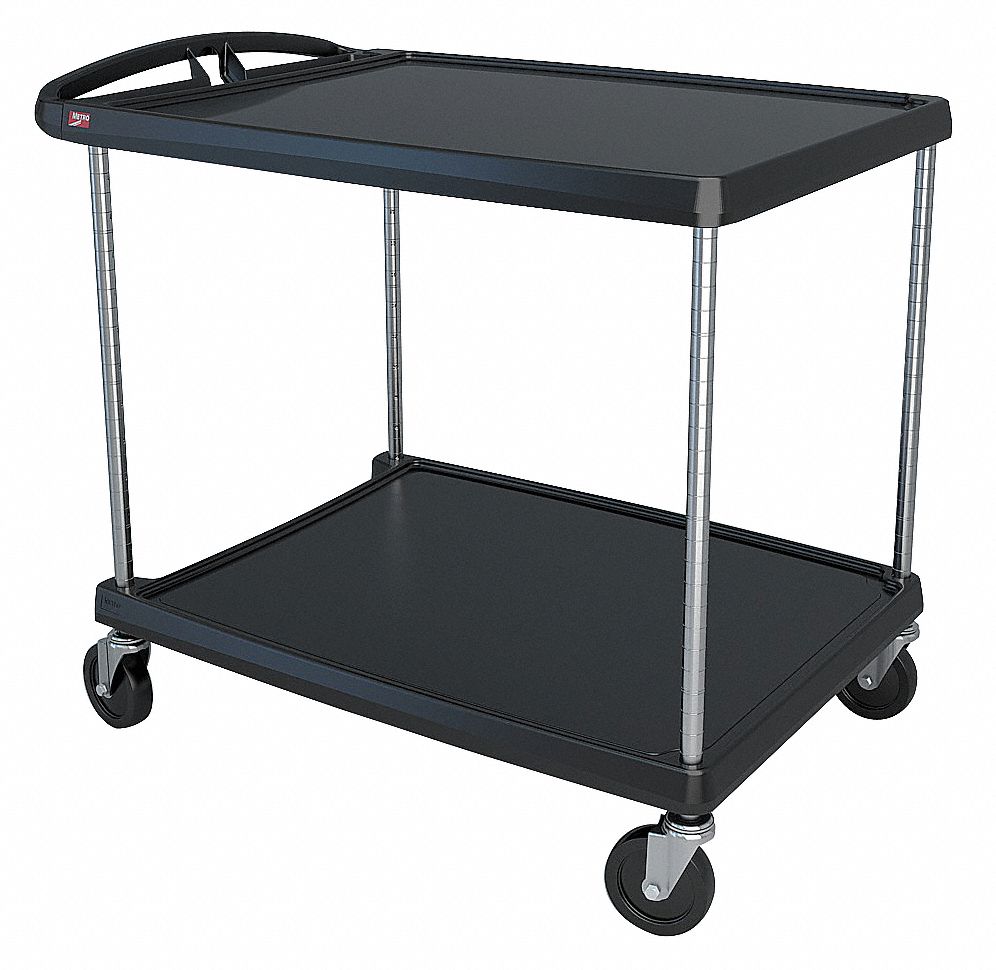 METRO, 400 lb Load Capacity, 37 in x 27-5/8 in, Utility Cart with ...