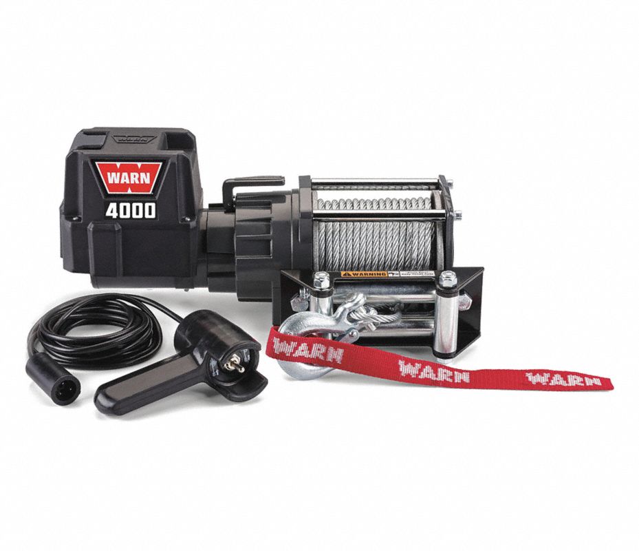 WARN Malacate Eléctrico,1-9/10 HP,12VCD - Malacates Eléctricos - 29JU85 ...