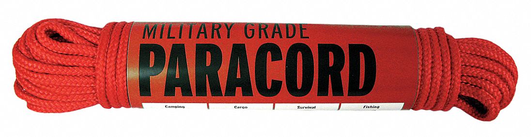 3/16 in dia. Polypropylene All Purpose General Utility Rope, Red, 50 ft ...