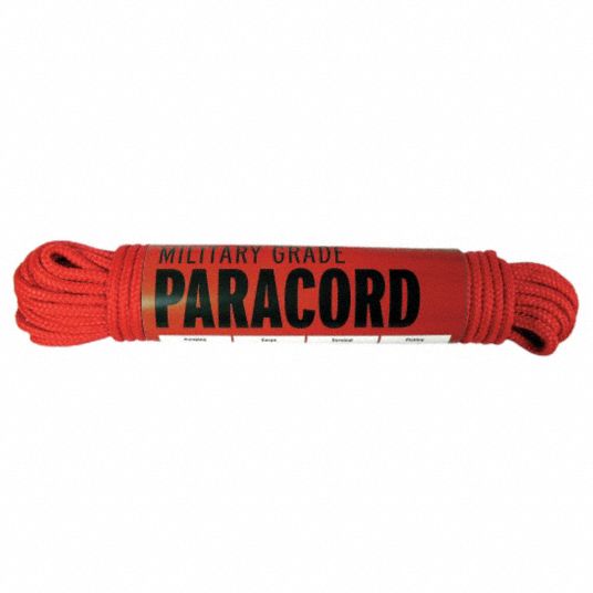 3/16 in dia. Polypropylene All Purpose General Utility Rope, Red, 50 ft ...