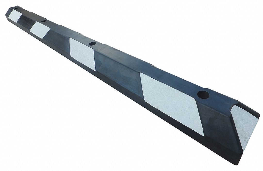 Rubber, 6 ft Lg, Parking Curb - 29NH32|29NH32 - Grainger