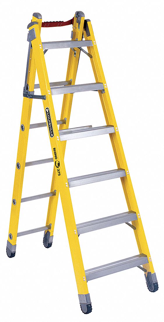 Ladder,6 ft.,IAA,Fiberglass,375 lb. - Grainger