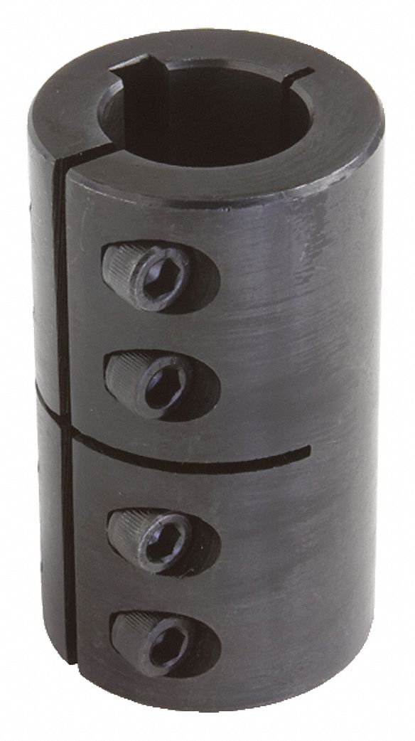 CLIMAX METAL PRODUCTS Rigid Shaft Coupling: 1 1/4 in Bore Dia., Steel ...