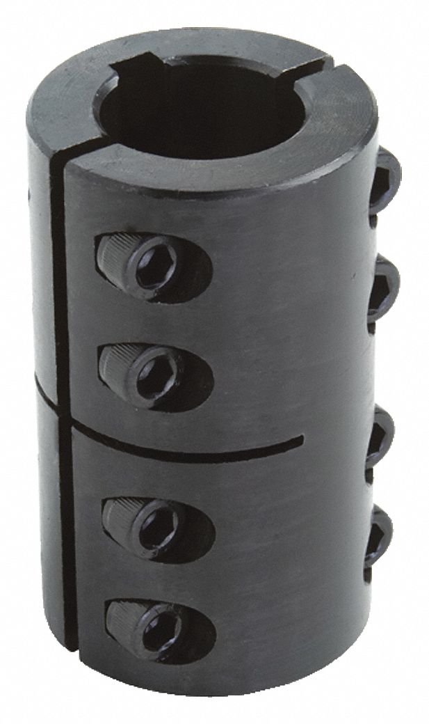 CLIMAX METAL PRODUCTS Rigid Shaft Coupling: 2 in Bore Dia., Steel, 3 9/ ...
