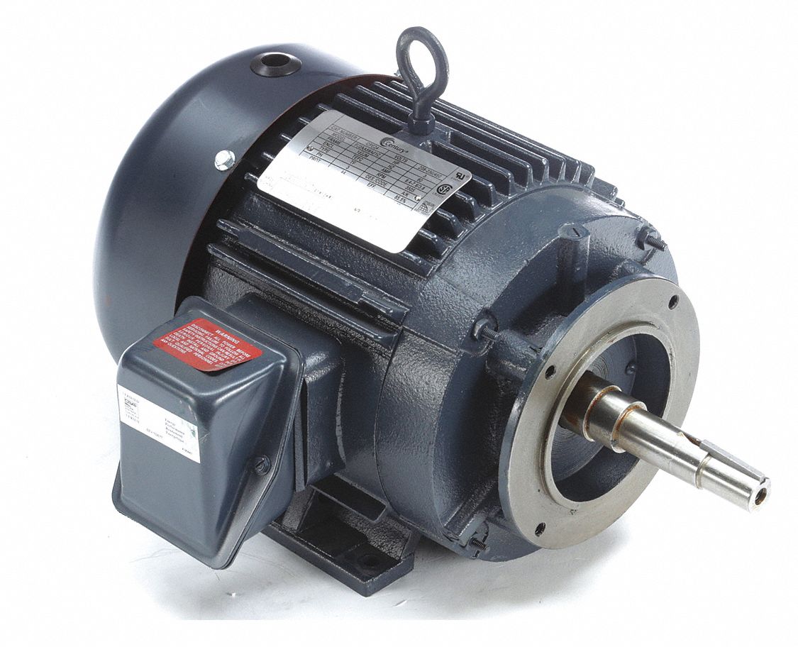Close-Coupled Pump Motor, 3, Nameplate RPM 3505, 208-230/460, 182JM ...