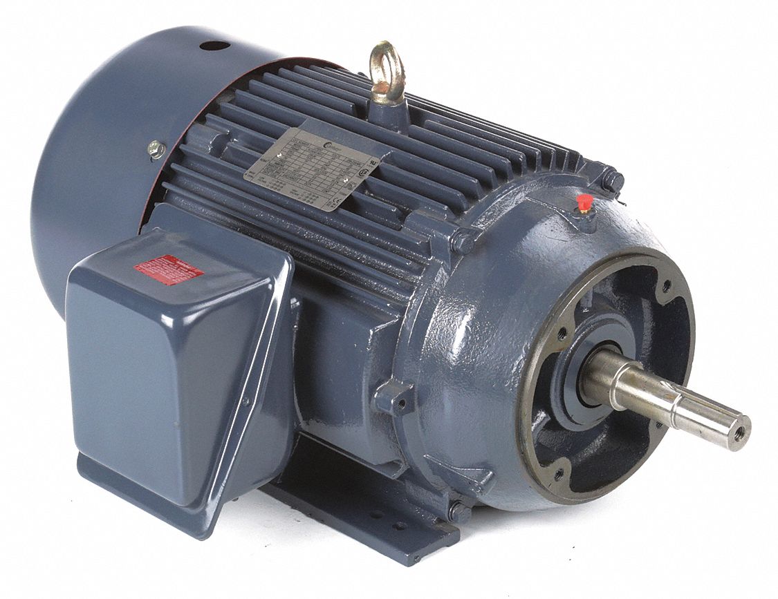 Close-Coupled Pump Motor, 20, Nameplate RPM 3540, 208-230/460, 256JM ...