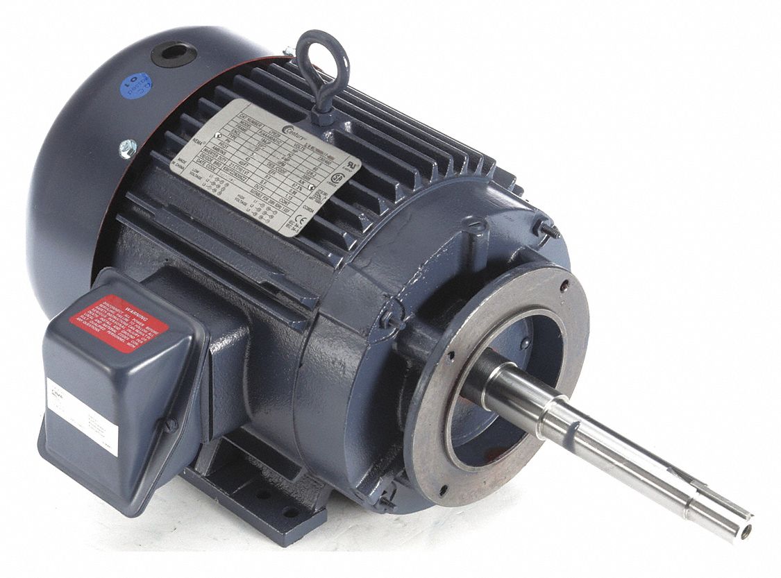Close-Coupled Pump Motor, 5, Nameplate RPM 3505, 208-230/460, 184JP ...