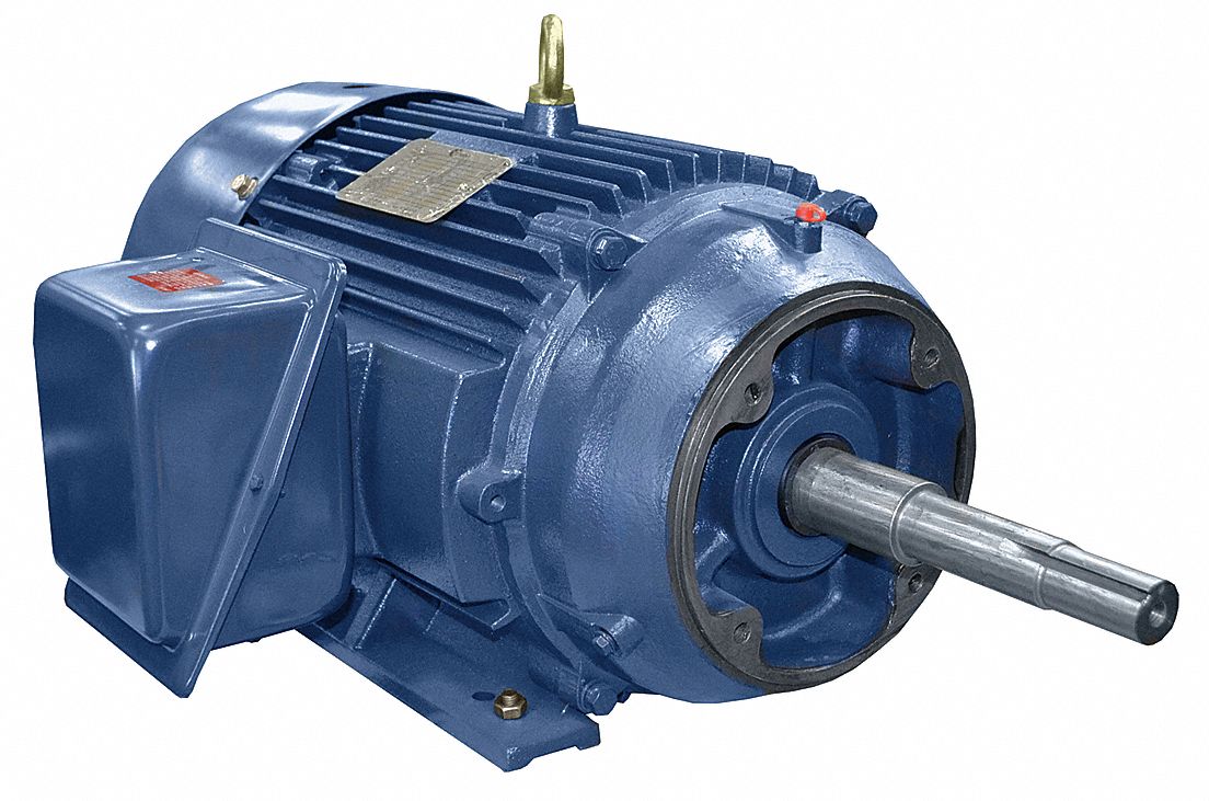 Close-Coupled Pump Motor, 20, Nameplate RPM 3540, 208-230/460, 256JM ...
