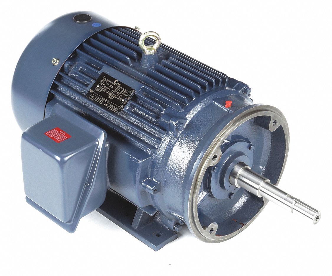 Close-Coupled Pump Motor, 25, Nameplate RPM 1775, 208-230/460, 284JP ...