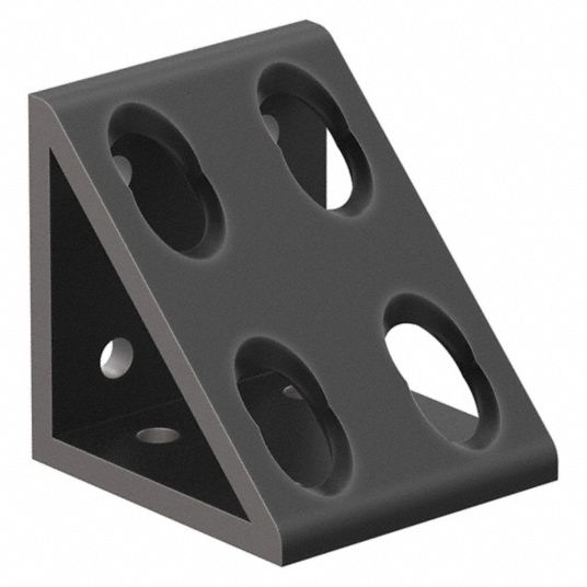 Gusseted Inside-Corner Bracket, 3 in x 2 13/16 in x 3 in, Inside-Corner ...