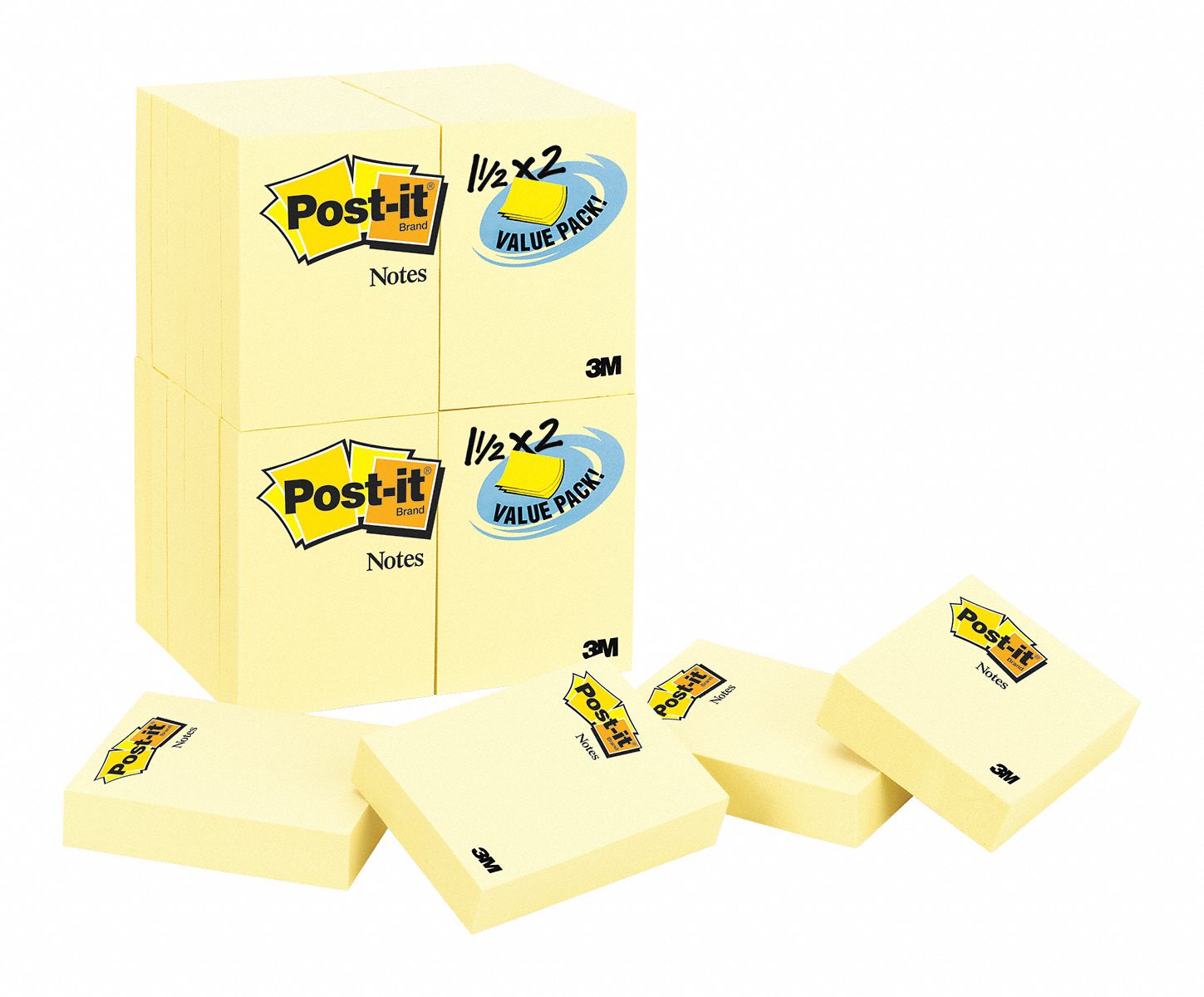 POST-IT, Yellow, Super Sticky, Sticky Notes - 29PK92|70005017911 - Grainger