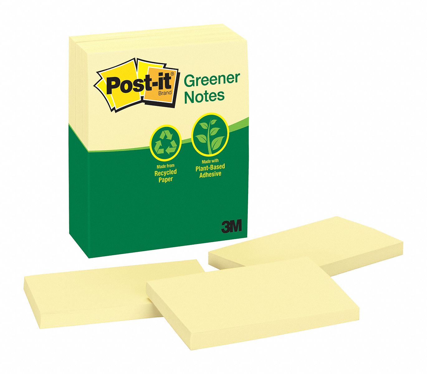 POST-IT, Yellow, Std, Sticky Notes - 29PL06|655-RP - Grainger
