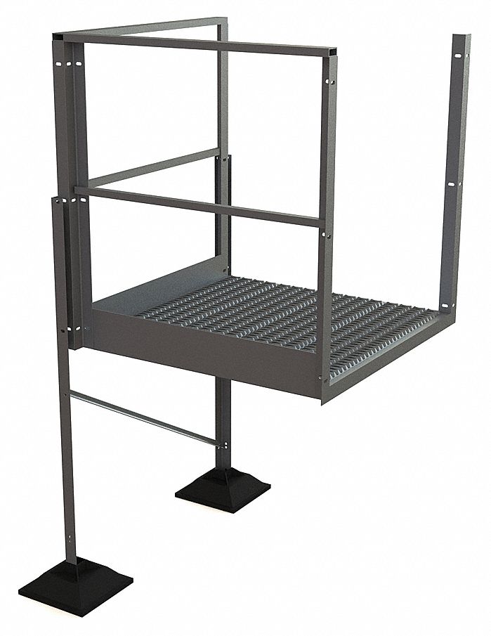 TRI-ARC, 6.8 ft Overall Ht, 500 lb Load Capacity, Turn Platform ...