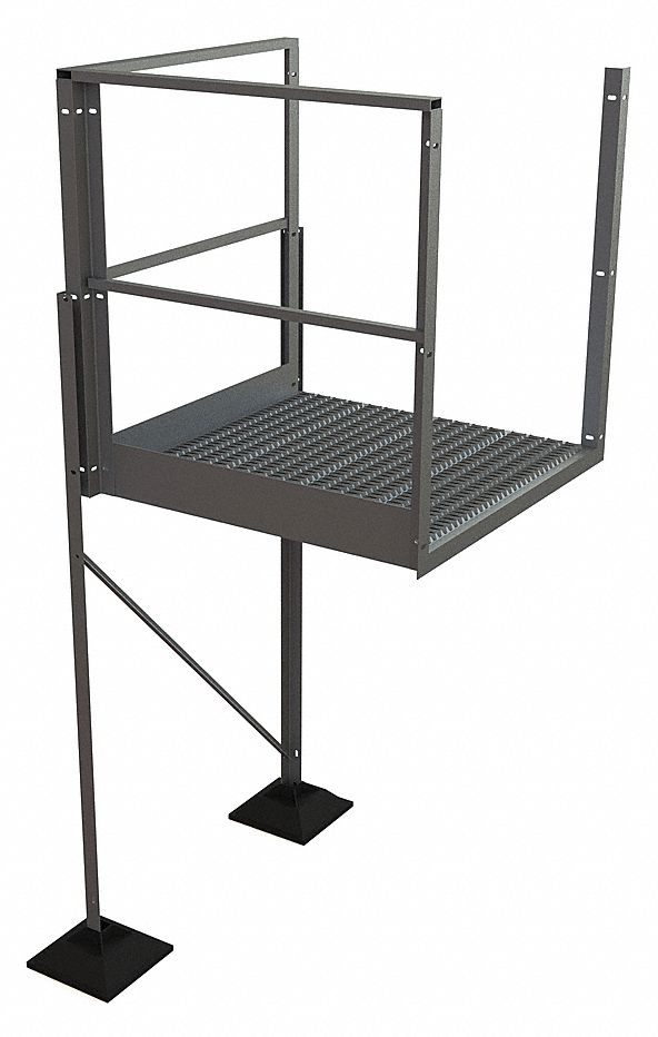 TRI-ARC, 8.5 ft Overall Ht, 500 lb Load Capacity, Turn Platform ...