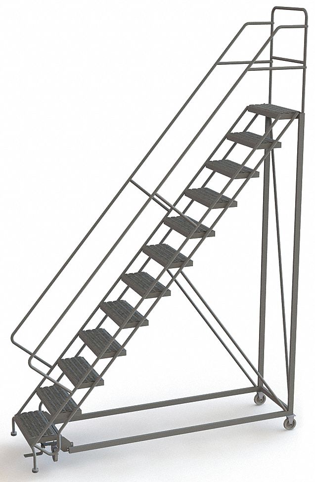 TRI-ARC, 10 ft Platform Ht, Unassembled, Rolling Ladder - 29RJ46 ...