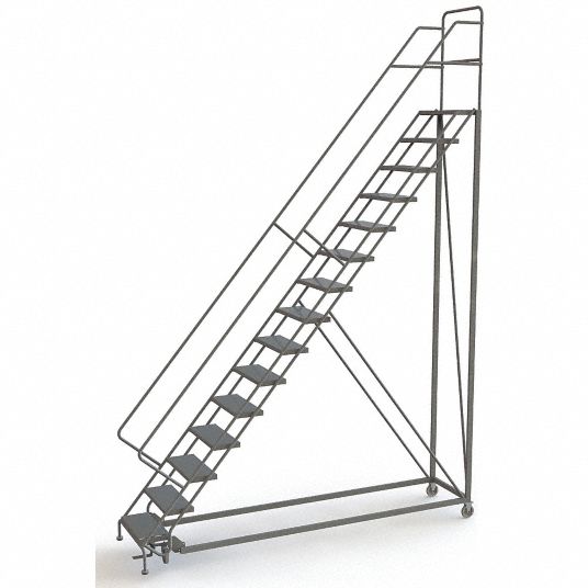 TRI-ARC, 12.5 ft Platform Ht, Unassembled, Rolling Ladder - 29RJ59 ...